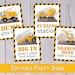 Editable Construction Party Signs Bundle, Construction Birthday Food ...