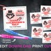 Printable Invisible Ink Valentine Tag: Elementary School Favor (digital ...
