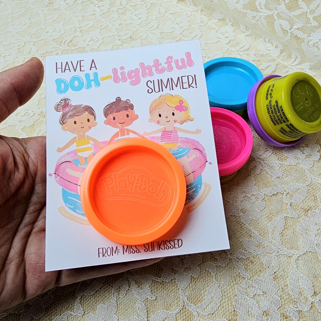 End of School Play Dough Holder, Personalized Last Day of School ...