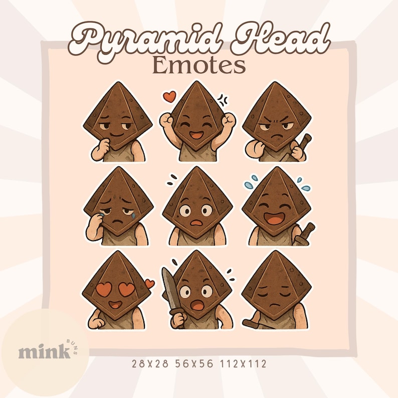 Pyramid Head Silent Hill Gaming Streamer Twitch Discord Youtube Emote ...
