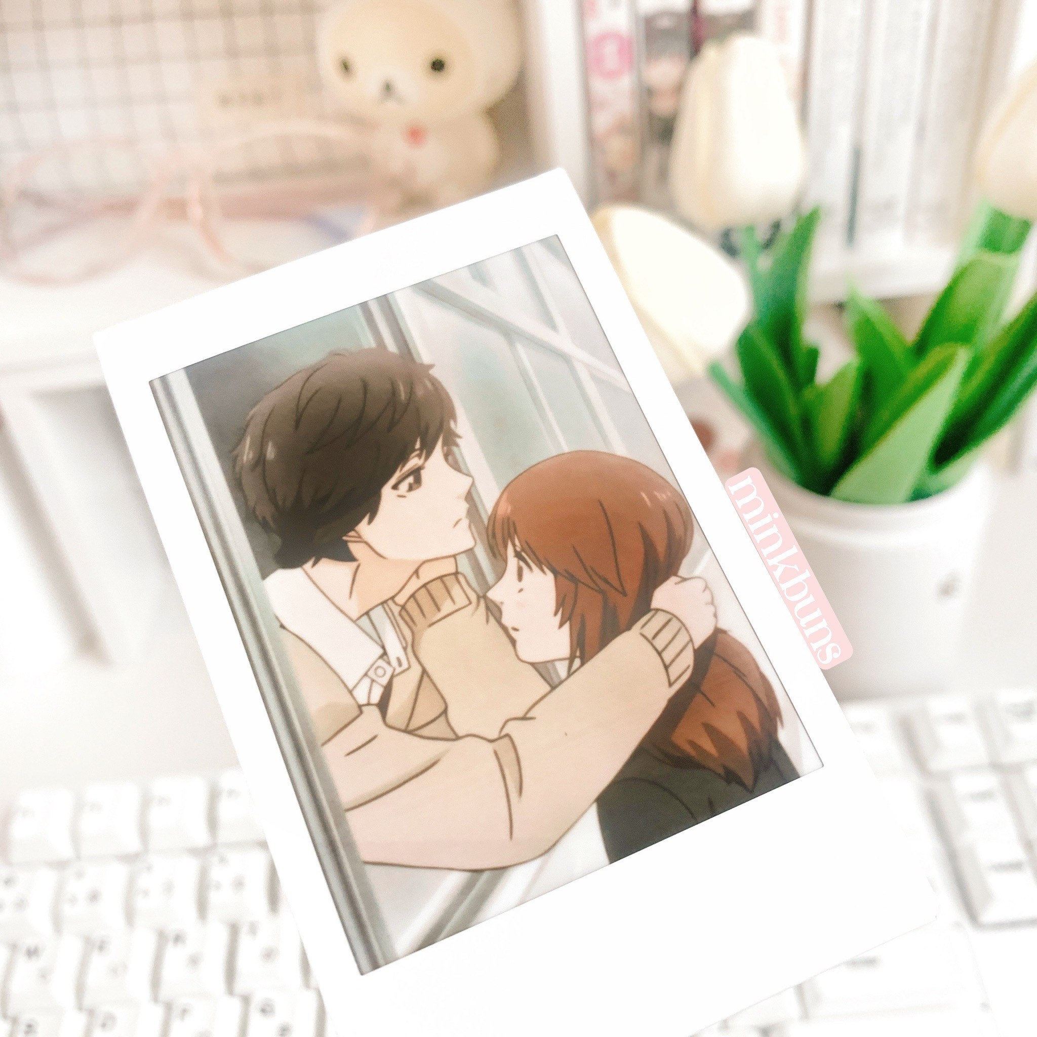 Spring Ride Cute Anime Couple Valentine's Day Gift Polaroids - Etsy