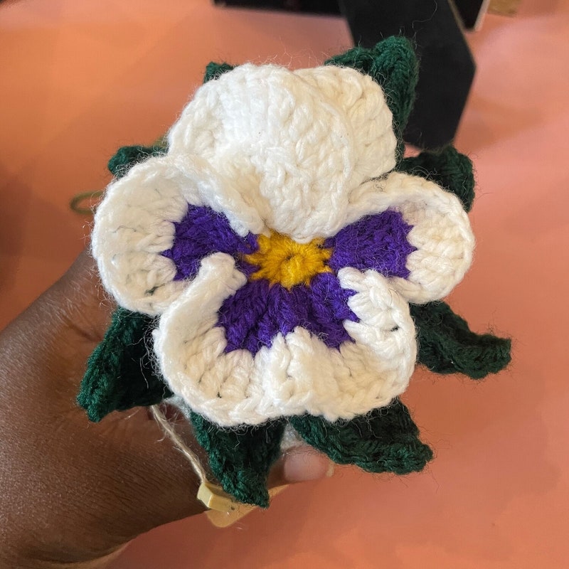 Crochet Pansy Pattern - Etsy
