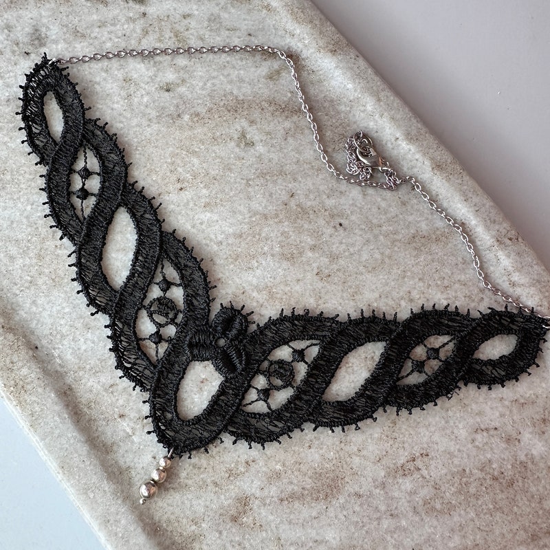 High Lace Collar - Etsy