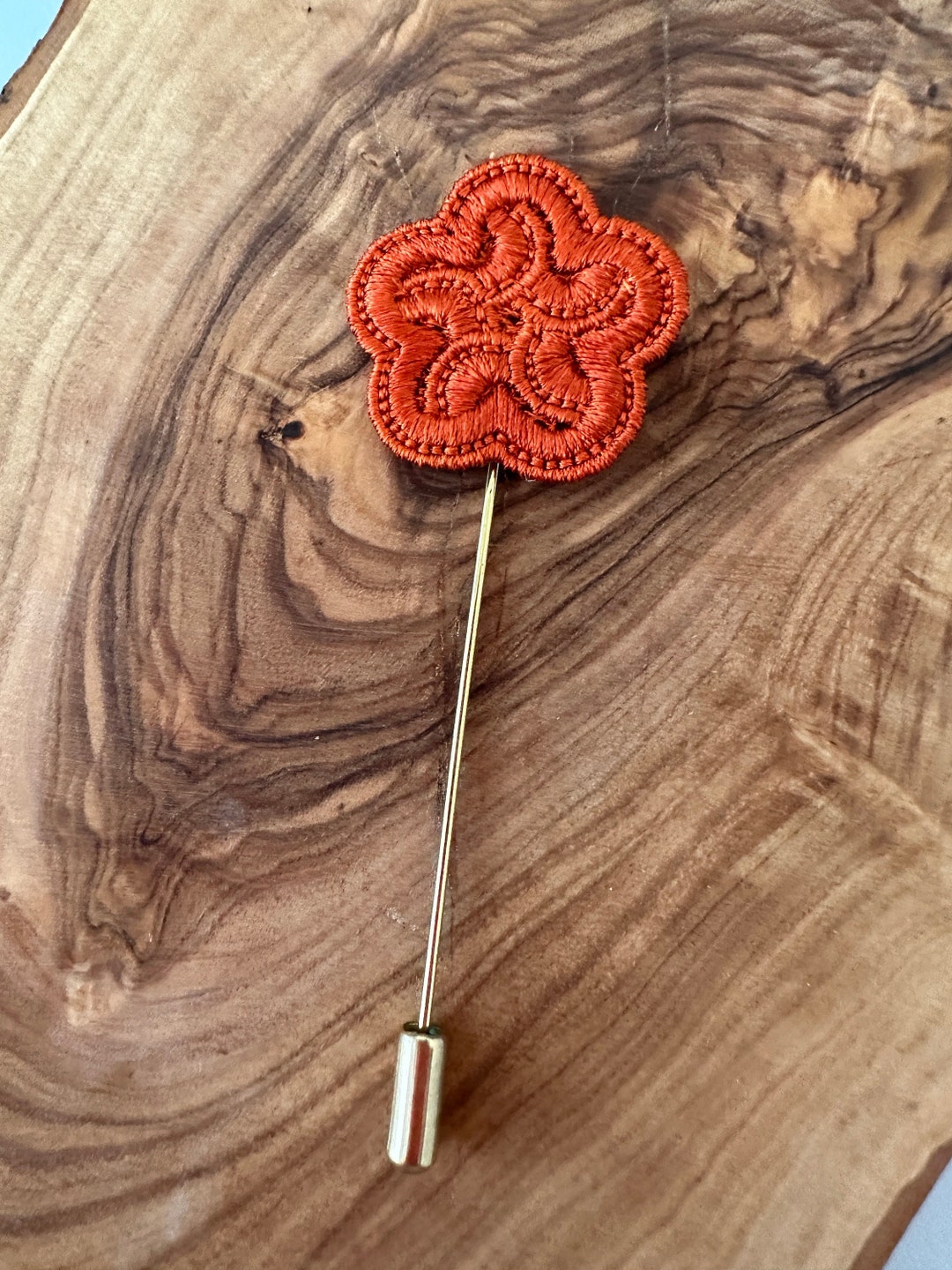 Buy Embroidered Lace Lapel Pin Online in India - Etsy