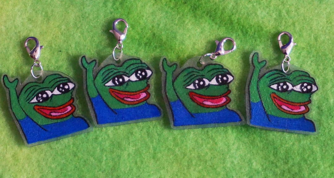 Peepohey Emote Charm - Etsy