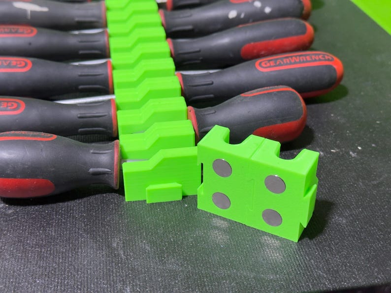 Magnetic Screwdriver Holder – Modular Screwdriver Organizer for ...