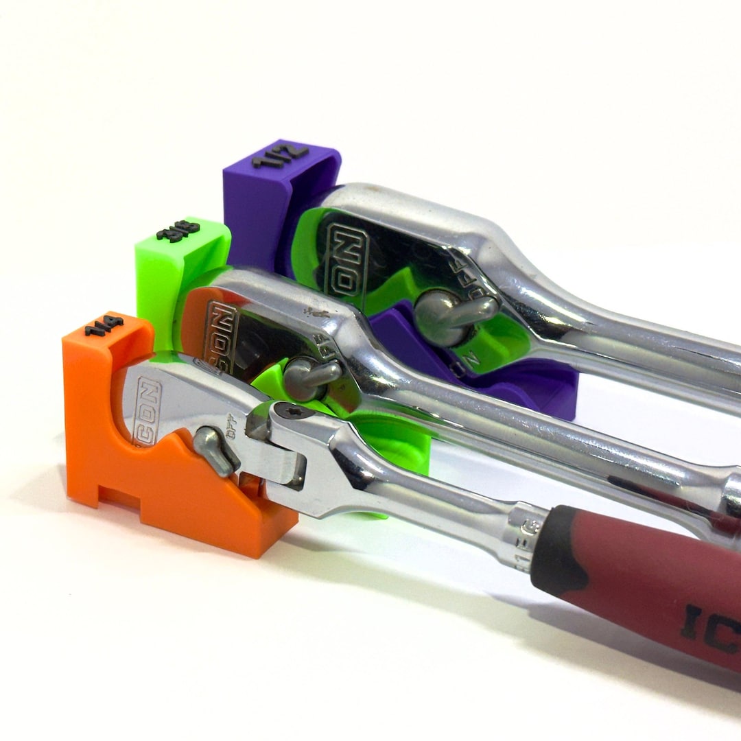 Magnetic Ratchet Holder – Modular Ratchet Organizer for Toolboxes - Etsy