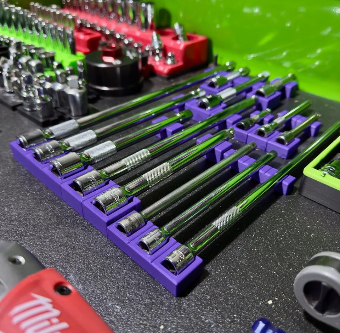 Magnetic Socket Extension Holders – Modular Extension Organizer for ...