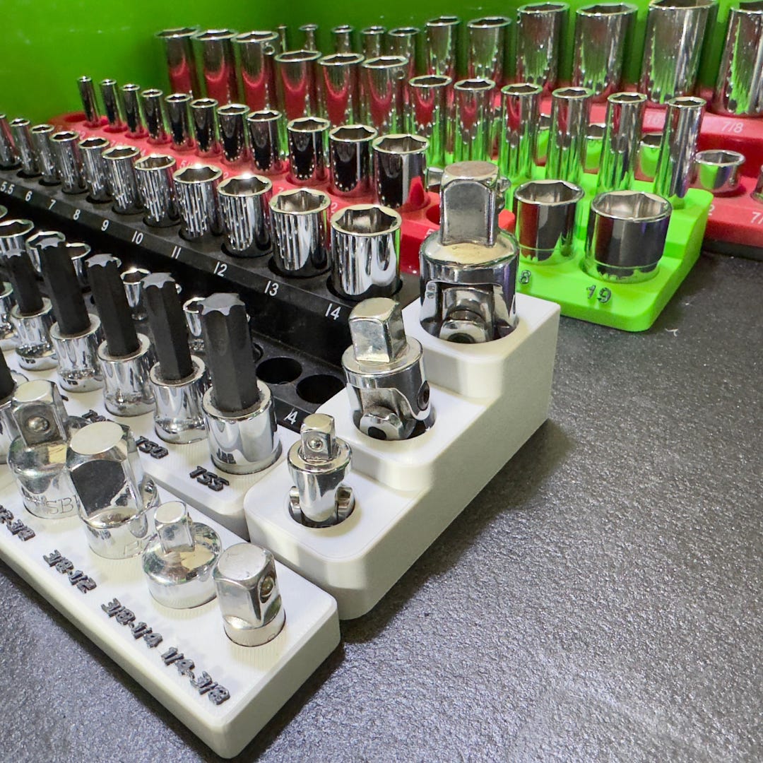 Universal Magnetic Socket Swivel Set Vertical Organizer - Etsy