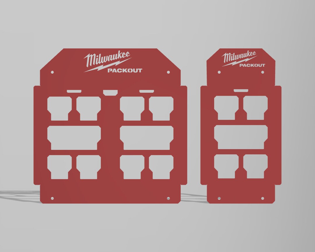 DXF Milwakuee M12 M18 Tool Holder 4 Piece CNC Plasma - Etsy