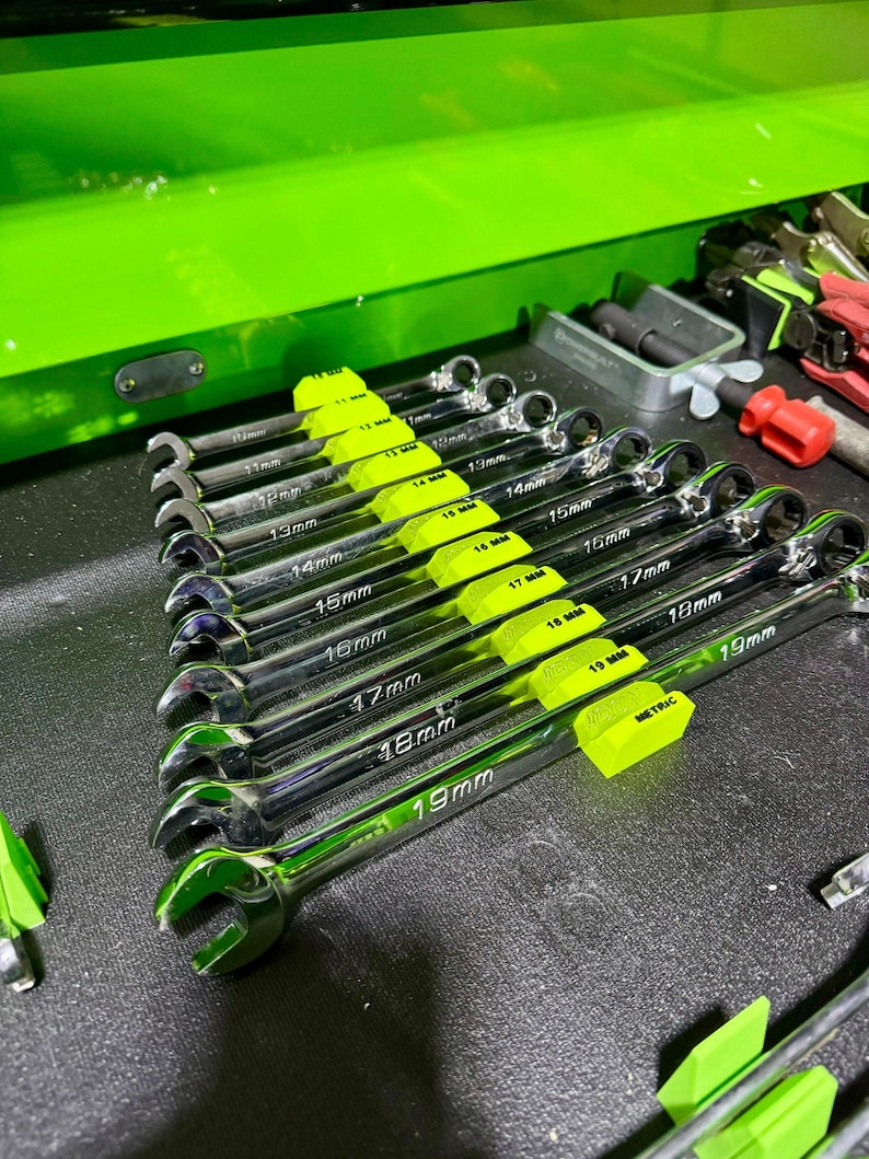 Bend 3DP - Labeled Wrench Set Holders - Etsy