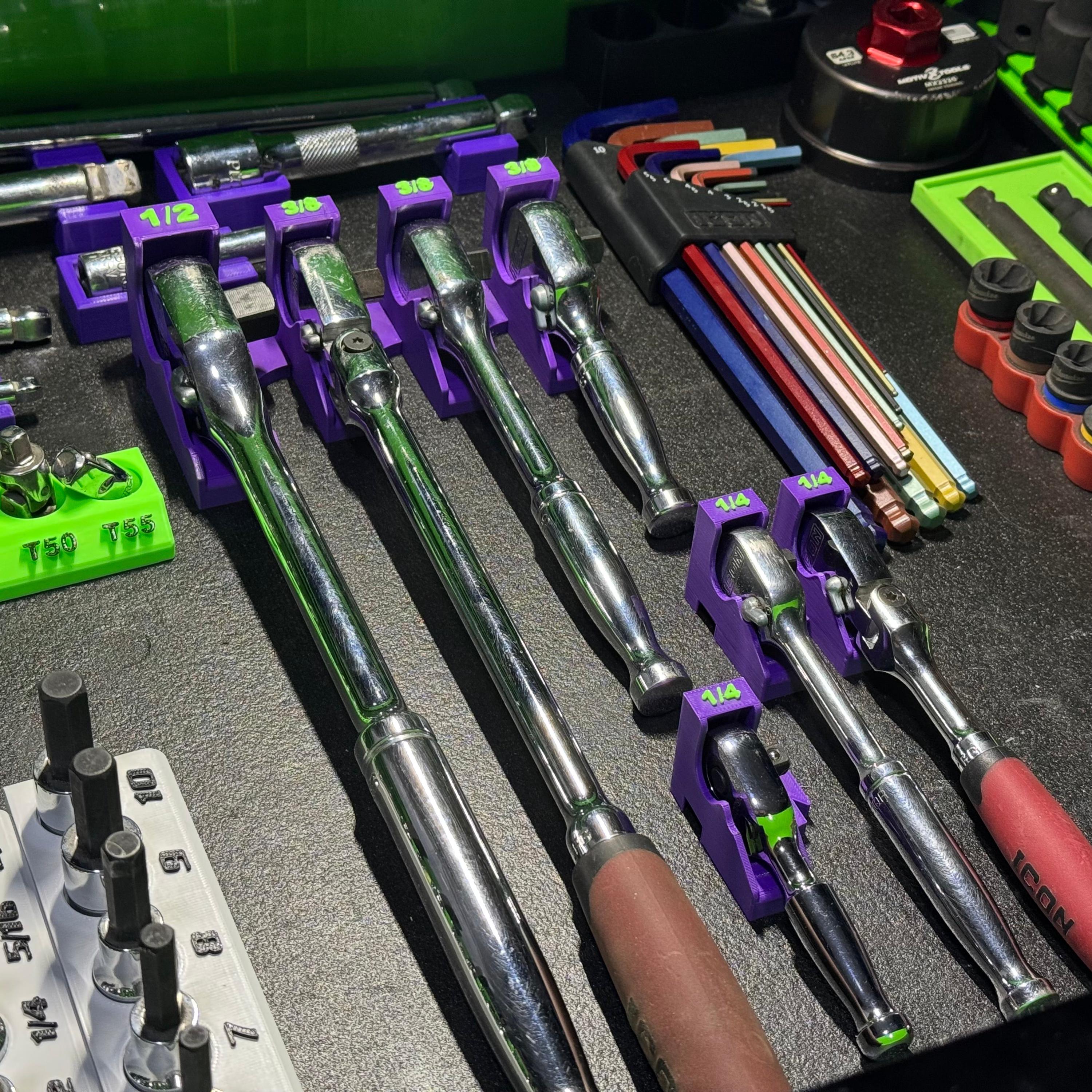 Magnetic Ratchet Holder – Modular Ratchet Organizer for Icon, Snap-on ...