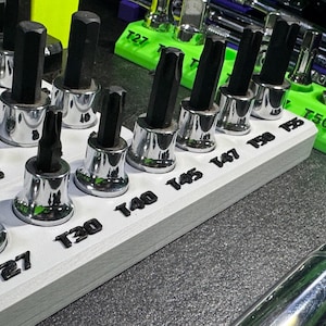 Magnetic Torx Socket Holder – Torx Bit Organizer for Toolboxes - Etsy