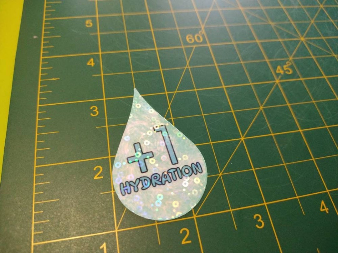 Plus One Hydration Vinyl Sticker - Etsy