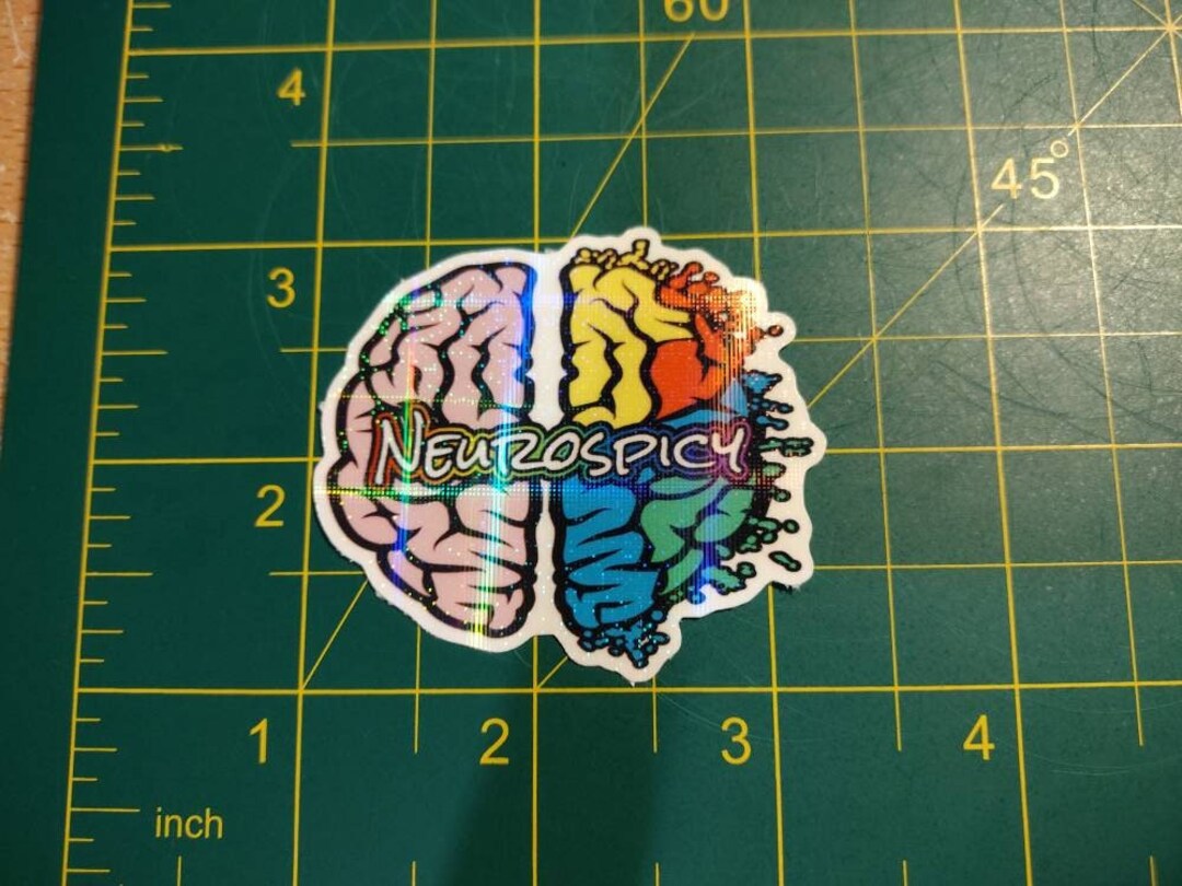 Neurospicy Vinyl Sticker - Etsy