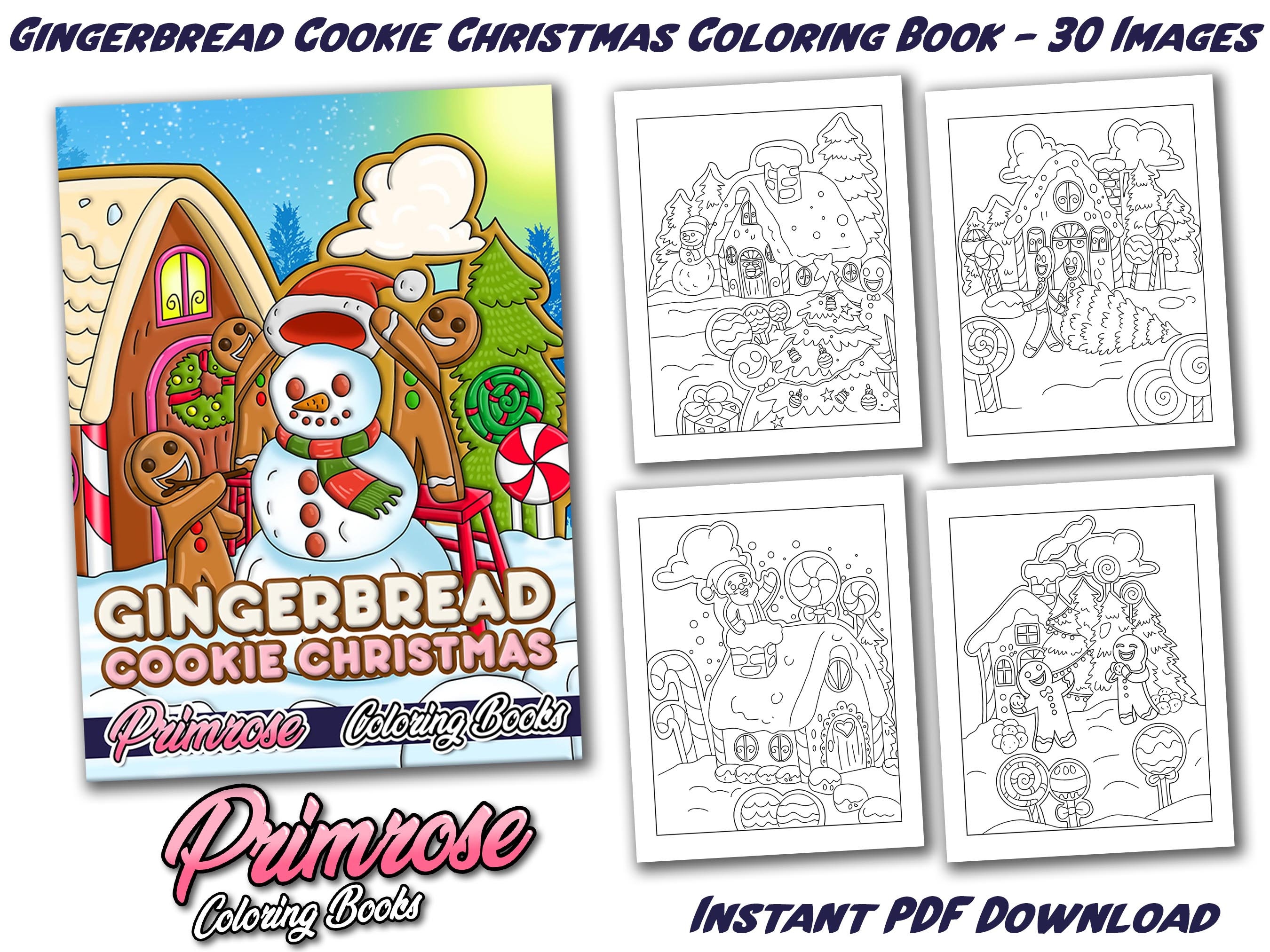 Blank Gingerbread Girl Coloring Pages