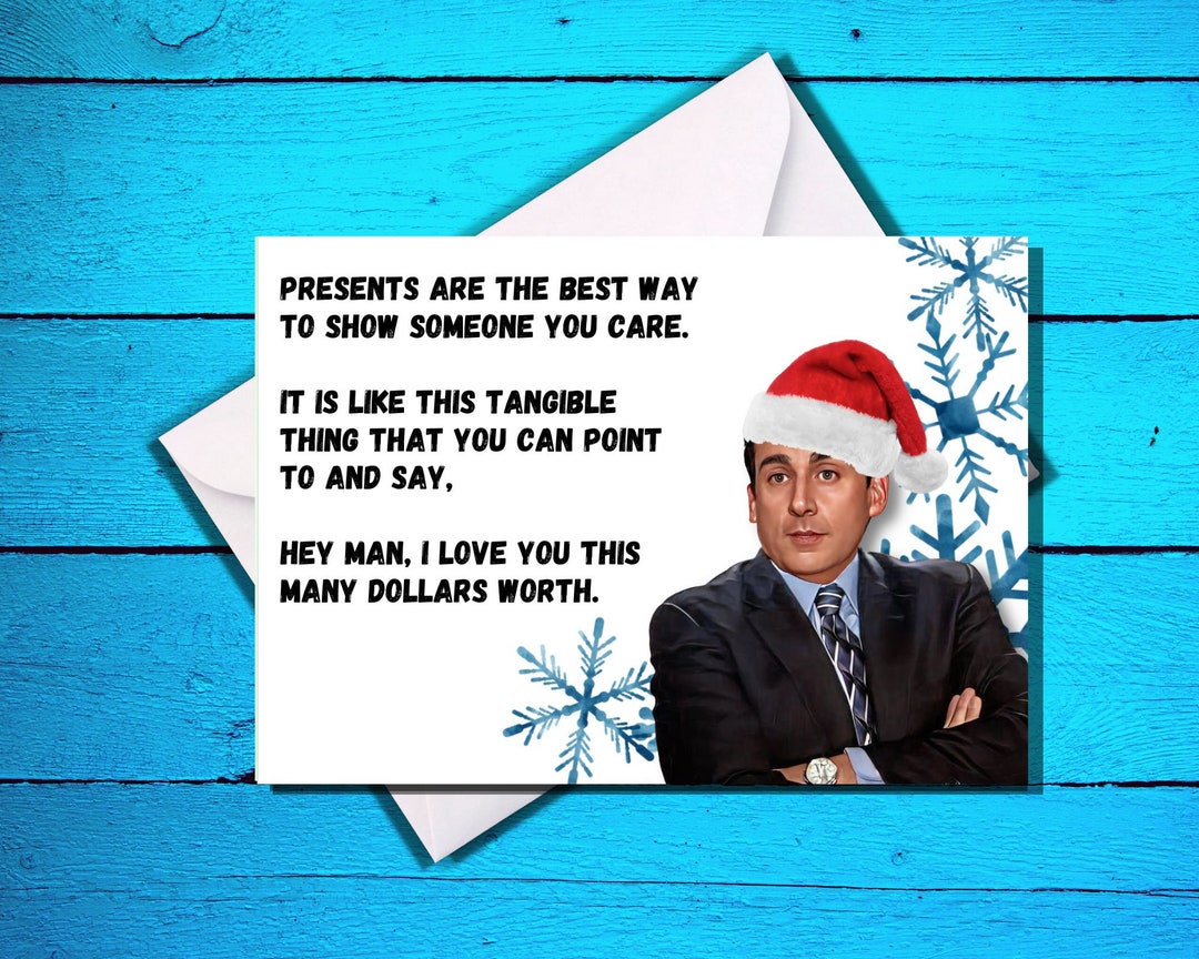 The Office - Merry Christmas - Michael Scott - Etsy
