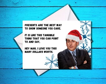 The Office Michael Scott Santa is Coming That's What She Said Christmas ...