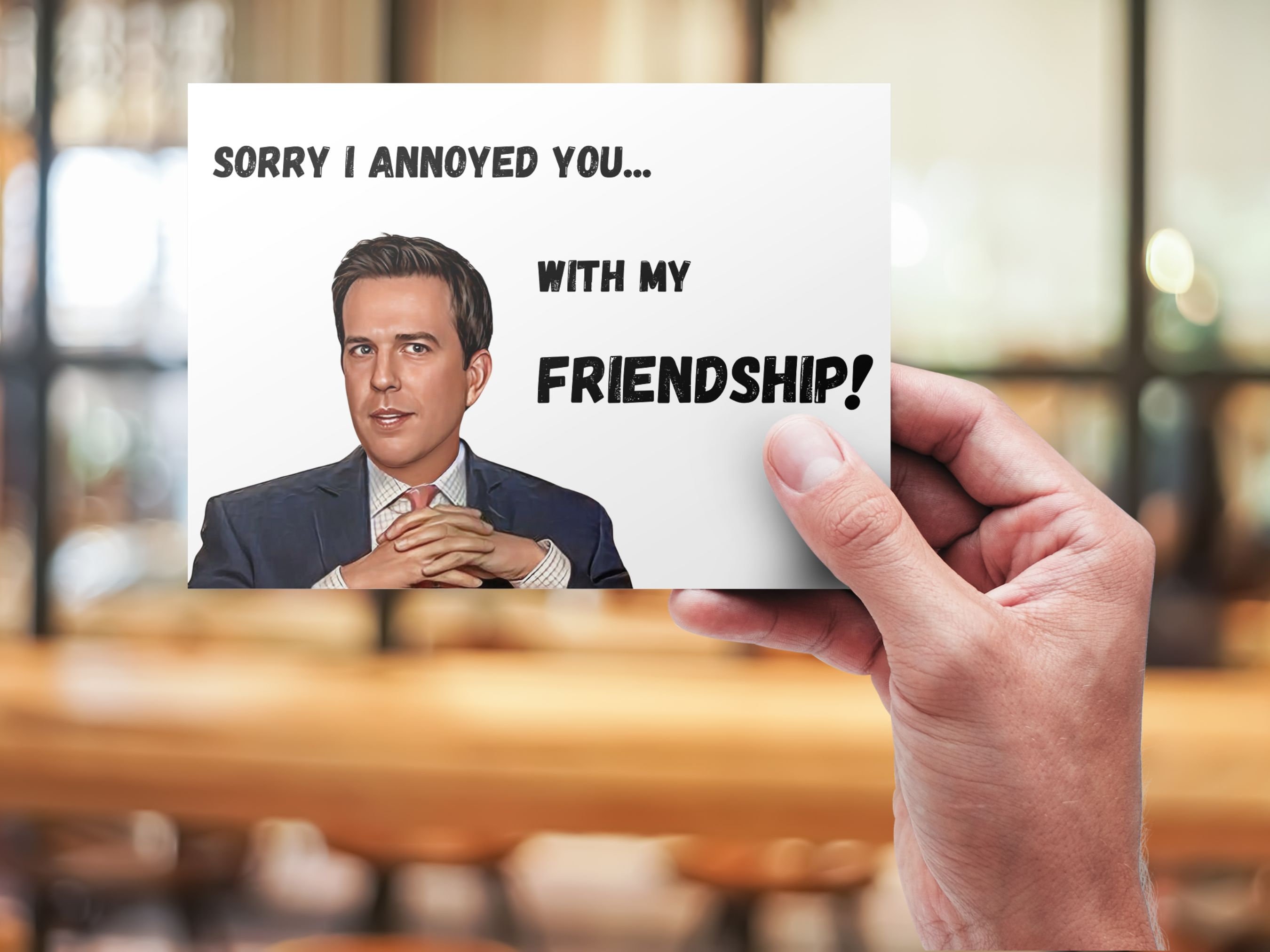 The Office Friendship Andy Bernard Funny Card - Etsy