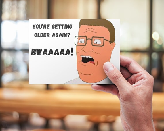 Hank Hill Bwaaa Memes Hank Hill Scared Of The Stampede Meme By