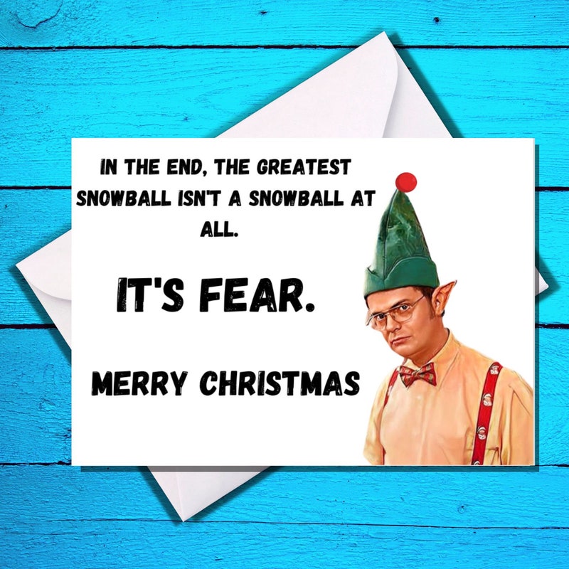 The Office Christmas Card - Etsy