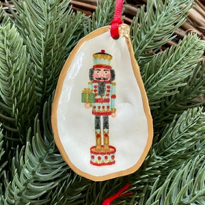 Nutcracker Oyster Shell Christmas Ornament set of 5 - Etsy