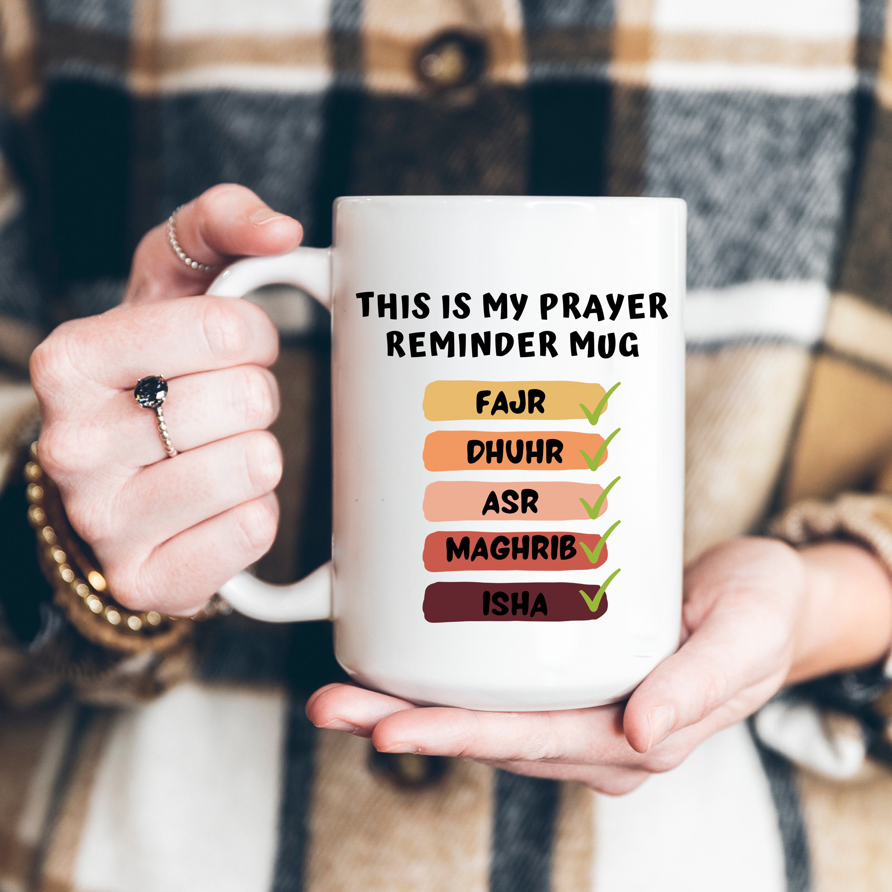 Prayer Reminder Mug, Islamic Mug, Muslim Coffee Mug, Gift for Muslim ...