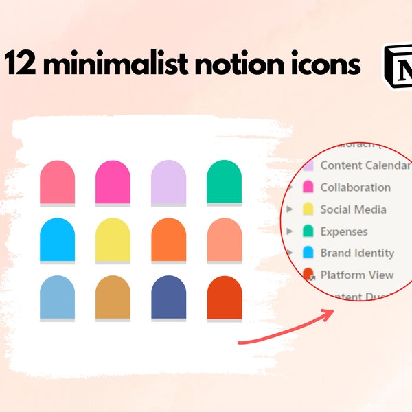 Kawaii Notion Icons - Etsy