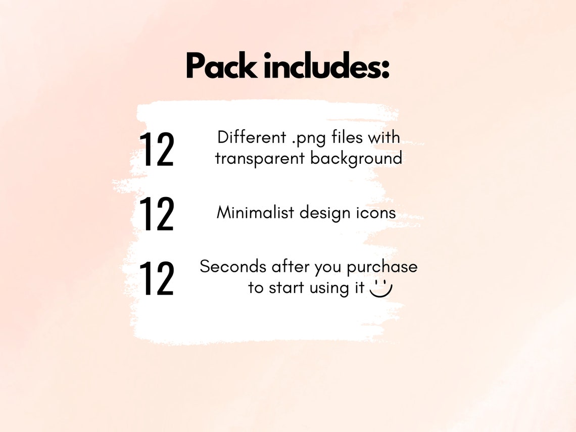 Notion Icons | Digital Sticker Pack PNG for Life Planner, Notion ...