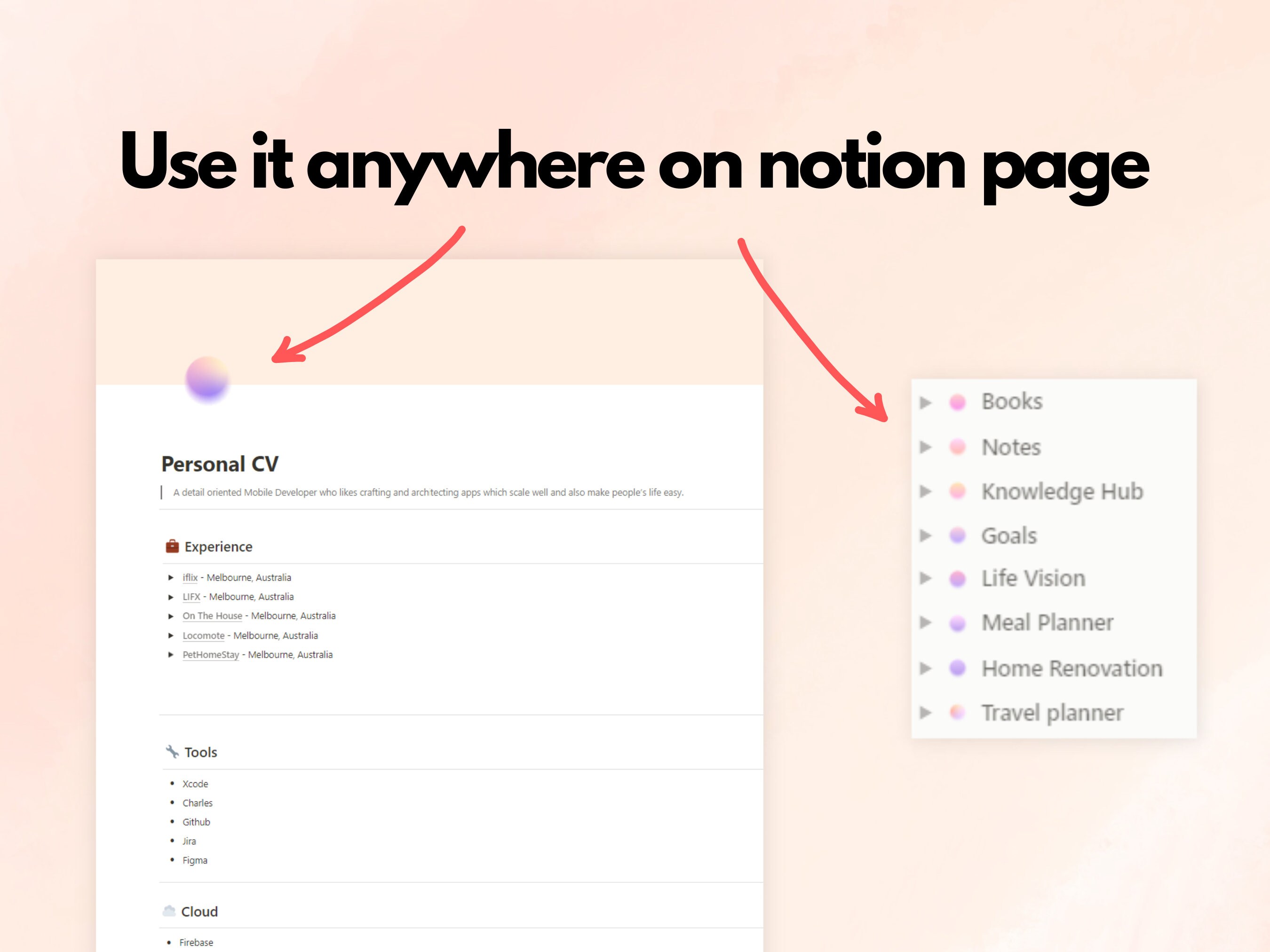 Notion Icons - Digital Sticker Pack PNG for Life Planner, Notion ...
