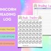 Unicorn Reading Log | Kids Reading Log | Summer Reading Tracker | Book ...