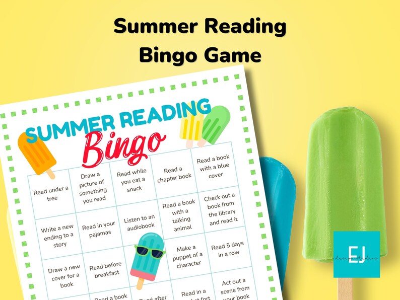 Summer Reading Bingo for Kids | Summer Reading Tracker | Literacy ...