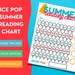 Summer Ice Pop Reading Chart Reading Reward Chart Summer - Etsy