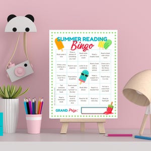 Summer Reading Bingo for Kids | Summer Reading Tracker | Literacy ...