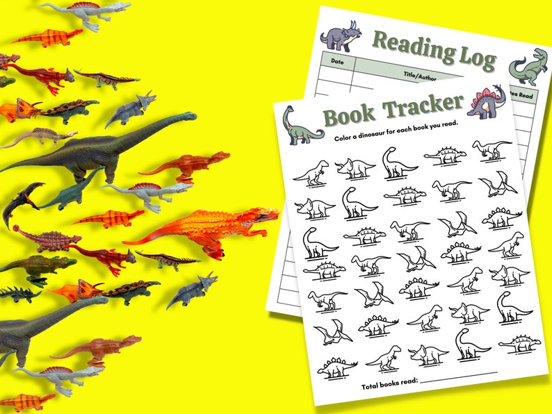 Dinosaur Reading Log | Kids Reading Log | Summer Reading Chart ...