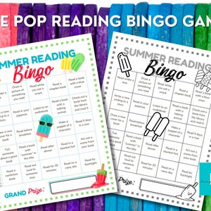 Summer Reading Bingo for Kids | Summer Reading Tracker | Literacy ...