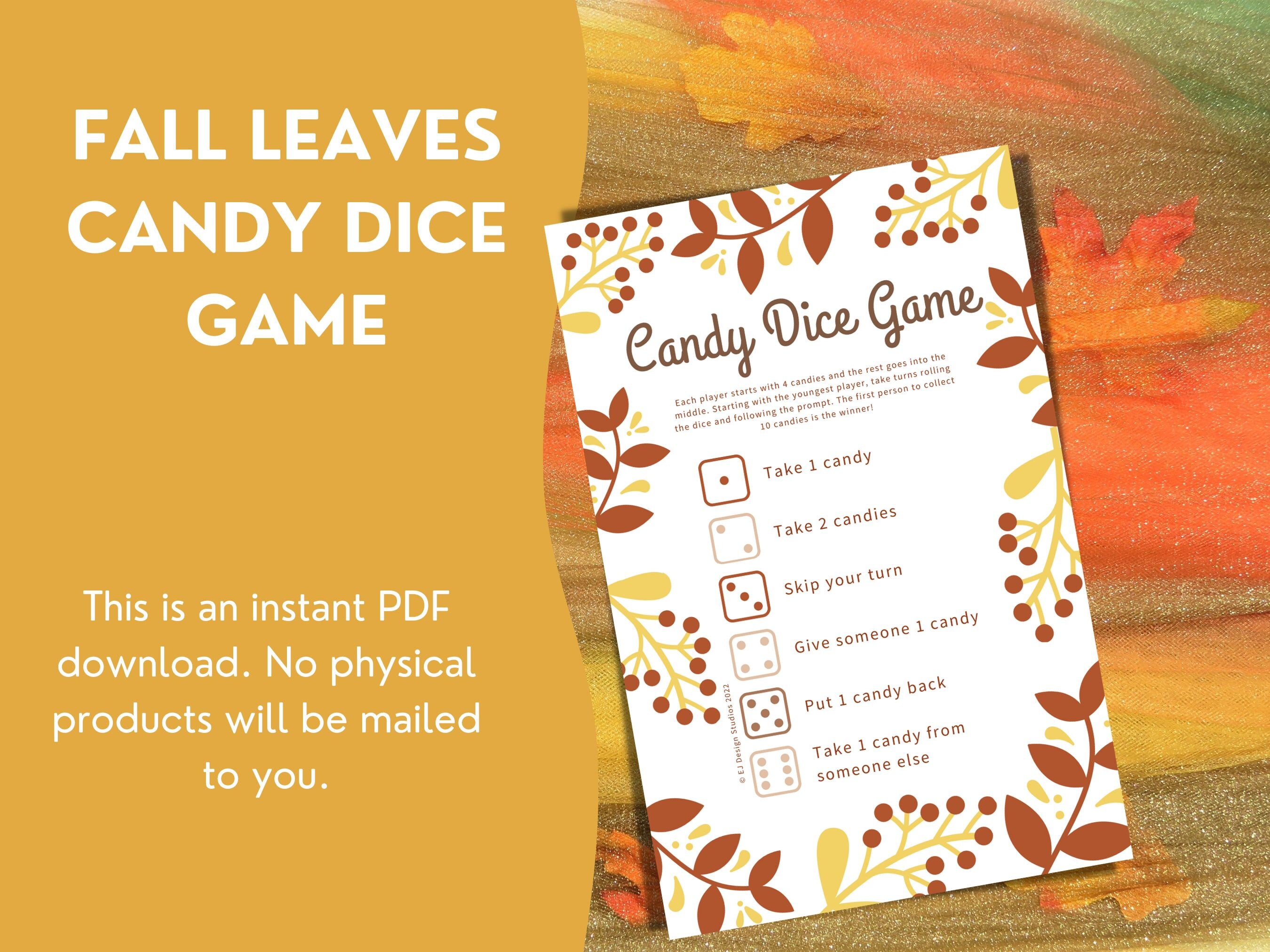 Candy Dice Game | Party Game | Kid's Party Game | Candy Game | Family ...