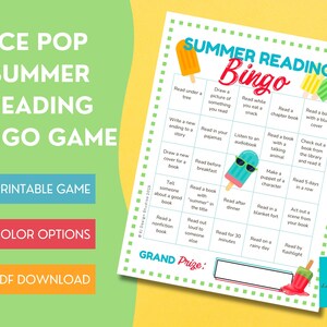 Summer Reading Bingo for Kids | Summer Reading Tracker | Literacy ...