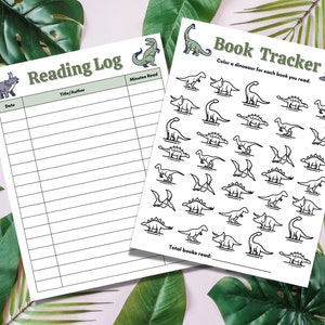 Dinosaur Reading Log | Kids Reading Log | Summer Reading Chart ...