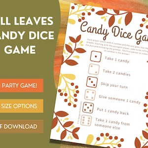 Candy Dice Game | Party Game | Kid's Party Game | Candy Game | Family ...