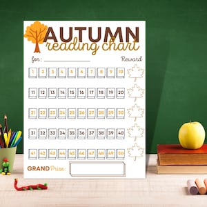 Four Seasons Reading Charts | Reading Reward Chart | Seasonal Reading ...