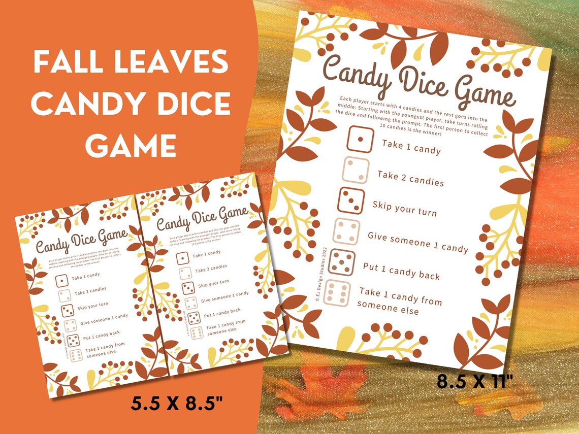 Candy Dice Game | Party Game | Kid's Party Game | Candy Game | Family ...