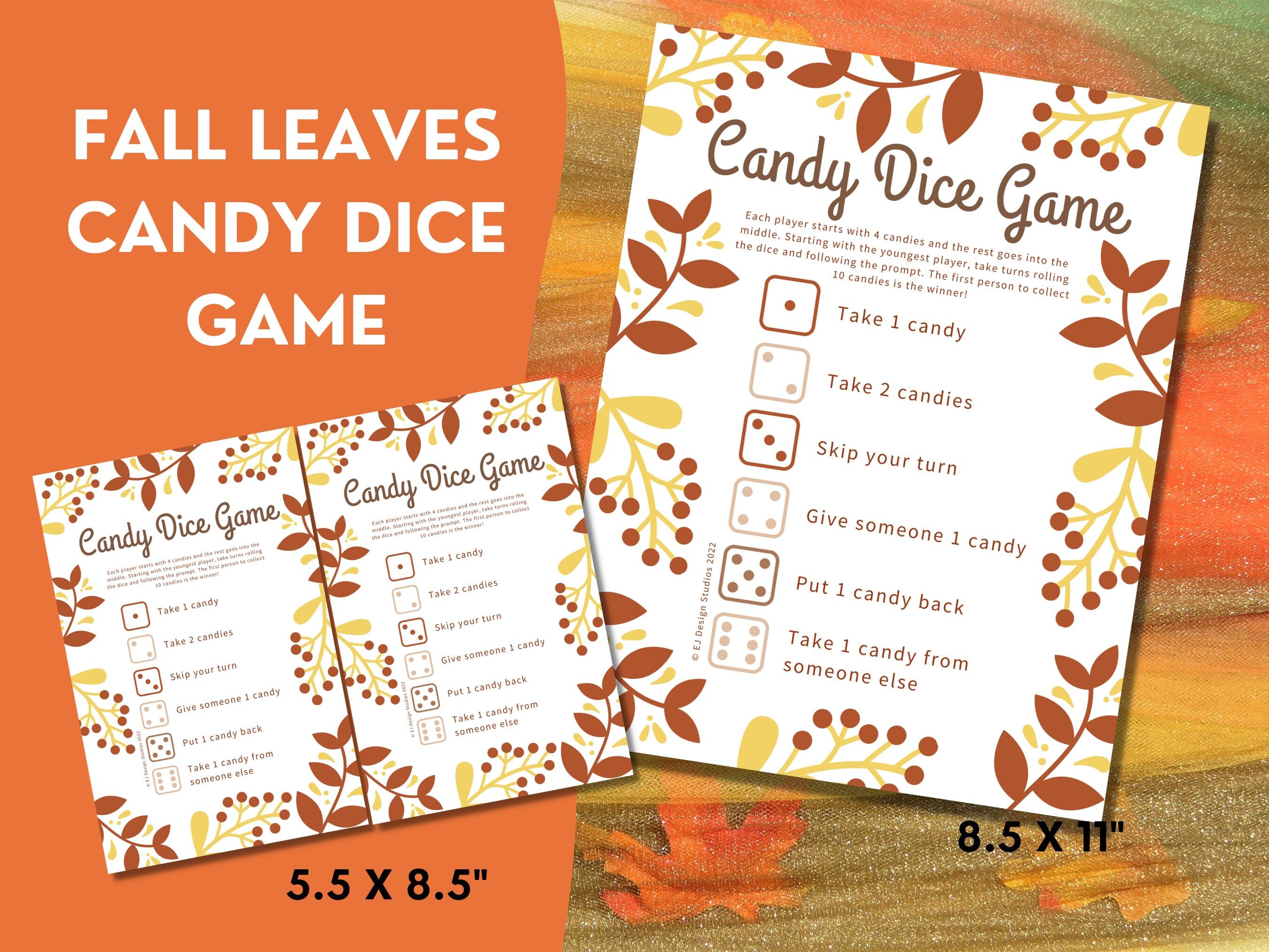 Candy Dice Game | Party Game | Kid's Party Game | Candy Game | Family ...