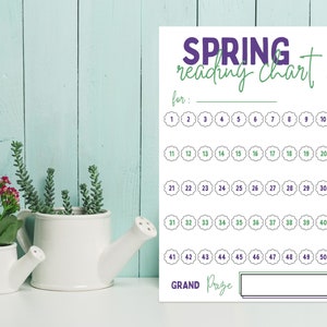 Four Seasons Reading Charts | Reading Reward Chart | Seasonal Reading ...