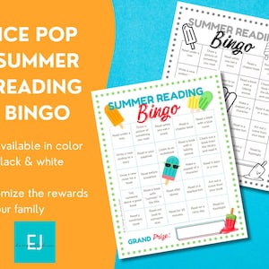 Summer Reading Bingo for Kids | Summer Reading Tracker | Literacy ...