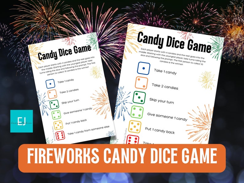 Candy Dice Game | Party Game | Kid's Party Game | Candy Game | Birthday ...