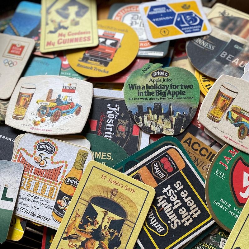 Vintage Guinness Coasters - Etsy