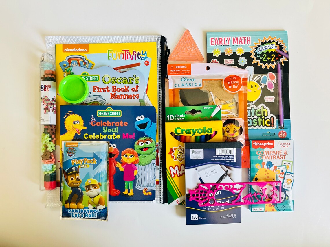 Customized Kids Activity Kit Road Trip Activities Kids Activities ...