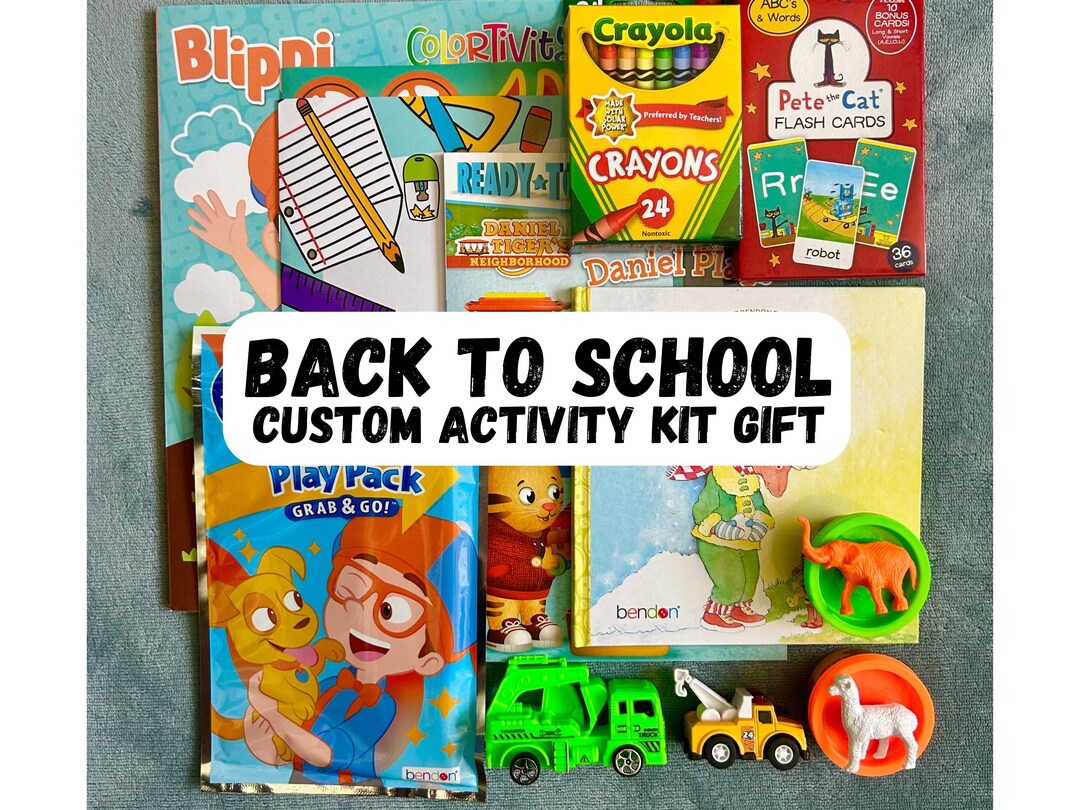 Back to School Gift for Kids Custom Kindergarten Gift Bag First Day of ...