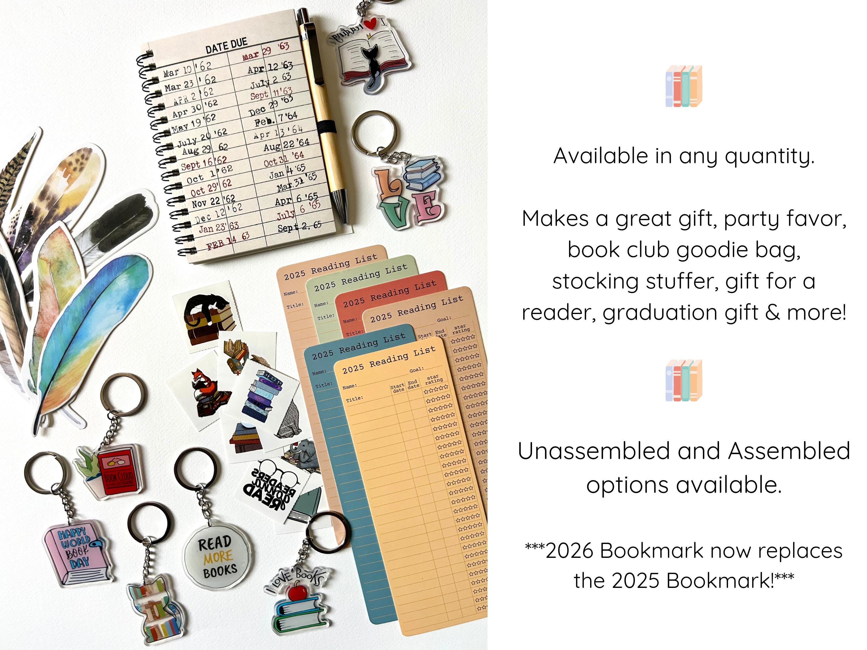 Book Party Favor Gift Set Book Bundle Gift Pack Reading Group Party ...